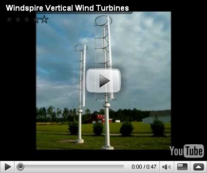 Il Potere Della Fantasia: Windspire: una interessante turbina eolica ad ...